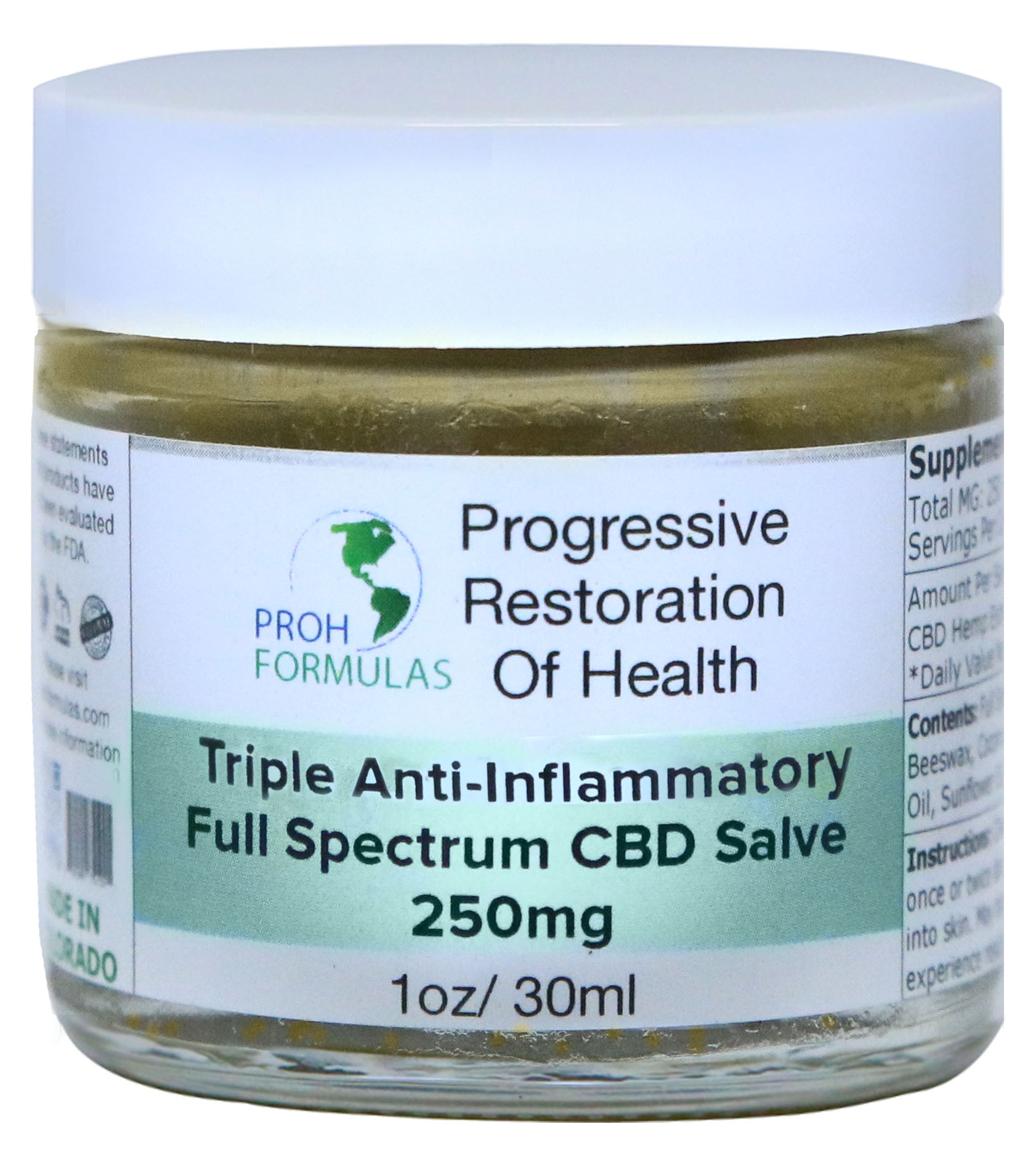 CBD Triple Anti-Inflammatory Salve – PROH Formulas